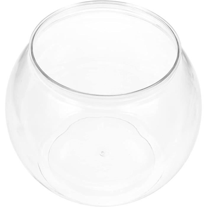 Bocal À Poisson Rouge Bocal À Poisson en Plastique Clair Petit Aquarium ...