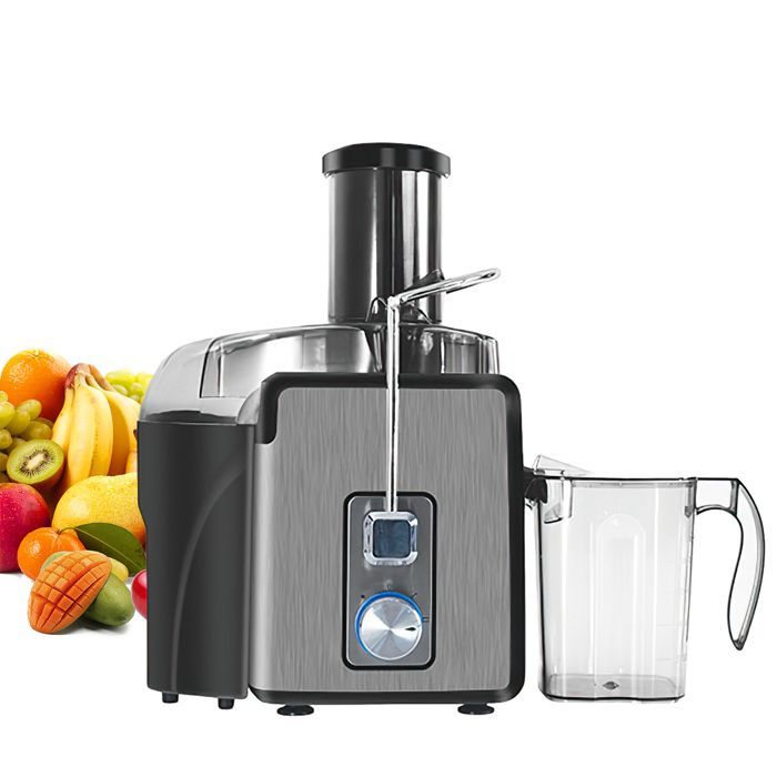 Extracteur de jus 1200W - Centrifugeuse de fruits à 2 vitesses ...