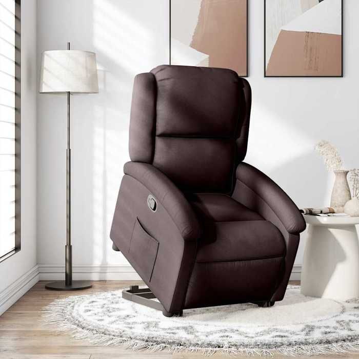 BONNIE®（Brun）Fauteuil releveur - dossier inclinable/135 degrés - marron ...
