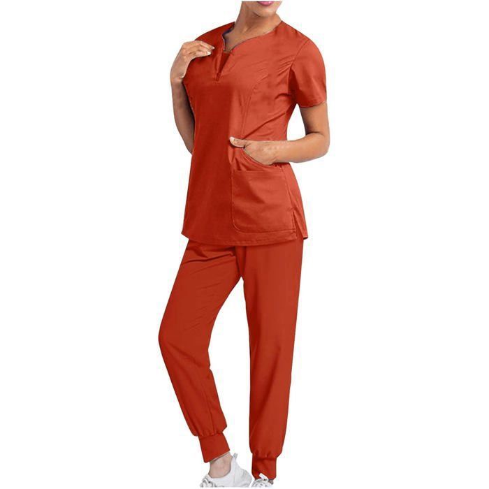 Uniforme d'infirmière Ensembles de gommage multicolores for femmes ...