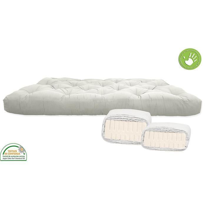 Matelas Futon Latex ACUONE - 150x200x19 cm - Gris - Ferme - Cdiscount ...