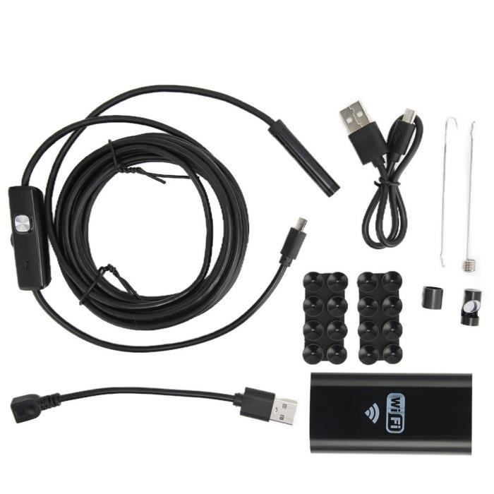 Akozon Endoscope Wi-Fi Caméra d'inspection sans fil WiFi Endoscope ...