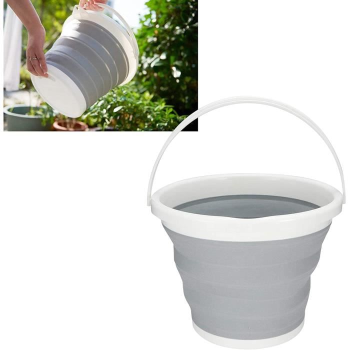 Seau Pliable, Seau de Camping Pliable 10L Anti‑âge pour Le Camping en extérieur A442 - Cdiscount ...