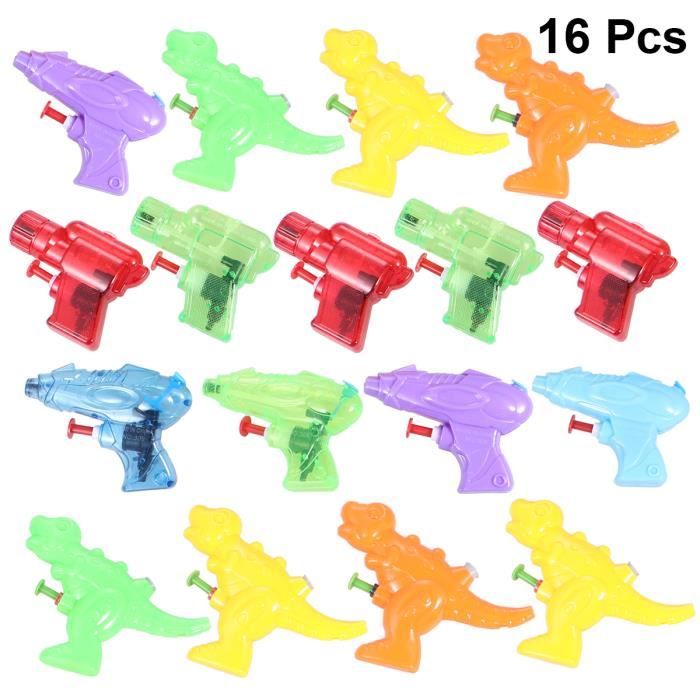 Mini pistolets à eau en plastique pour enfants, 16 pièces, jouets pour ...