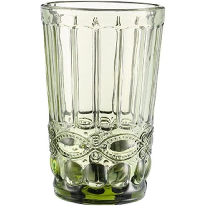 Verres-Verre À Eau Lunettes De Boire Colorées Verres À Vin En Verre ...