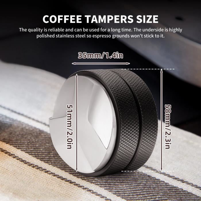 Outil de distribution de café - Non spécifié - 51mm - Réglable - Acier ...