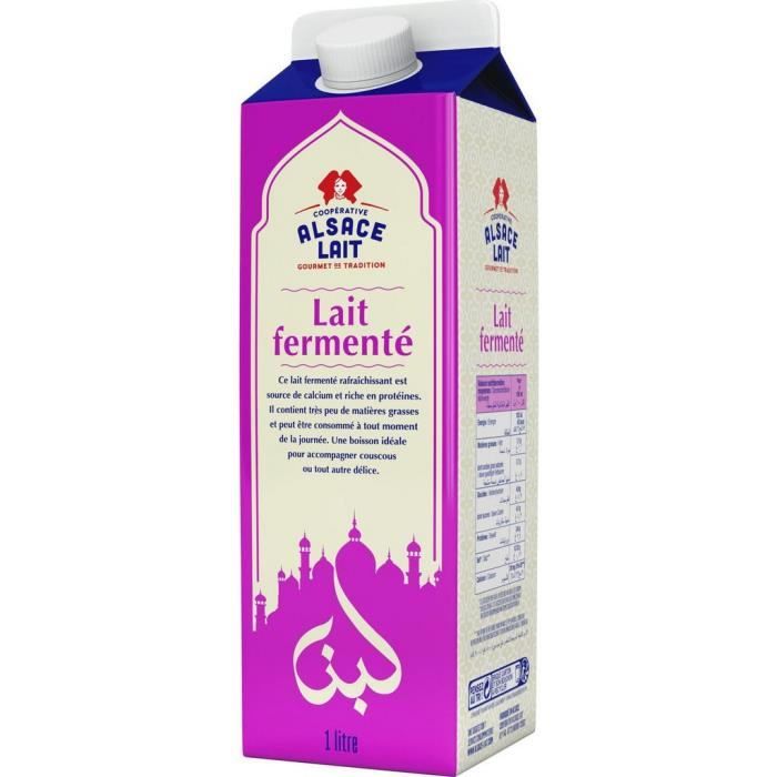 ALSACE LAIT Lait fermenté brique 1L - Cdiscount Santé - Mieux vivre