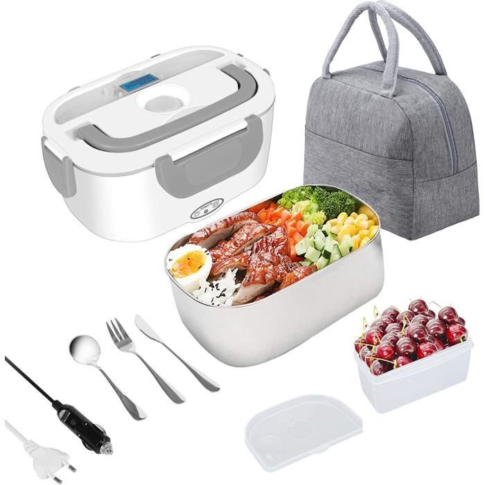 Gamelle Chauffante 12V 24V 220V, Boîte à lunch chauffée 60W, Lunch Box ...
