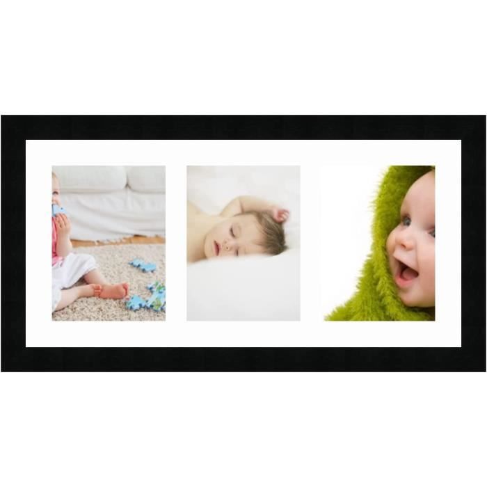 Cadres Photos pêle mêle multivues Super Blanc 3 Photo(s) 15x20 Passe ...