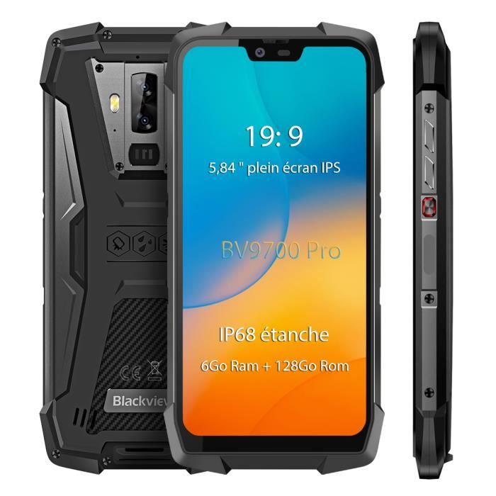 Smartphone BLACKVIEW BV9700 Pro 6Go + 128Go IP68 étanche - Gris ...