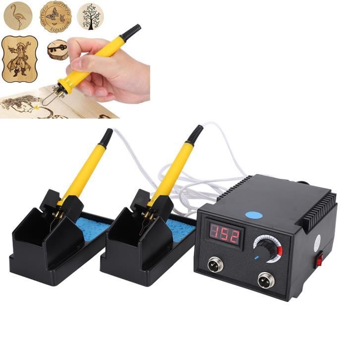 Kit d'outils de pyrogravure réglable Machine d'artisanat à bois à ...