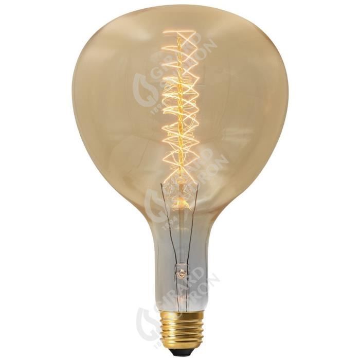 FS LAMP PEAR R180 METAL FILAMENT SPIRAL 40W E27 - Cdiscount Maison