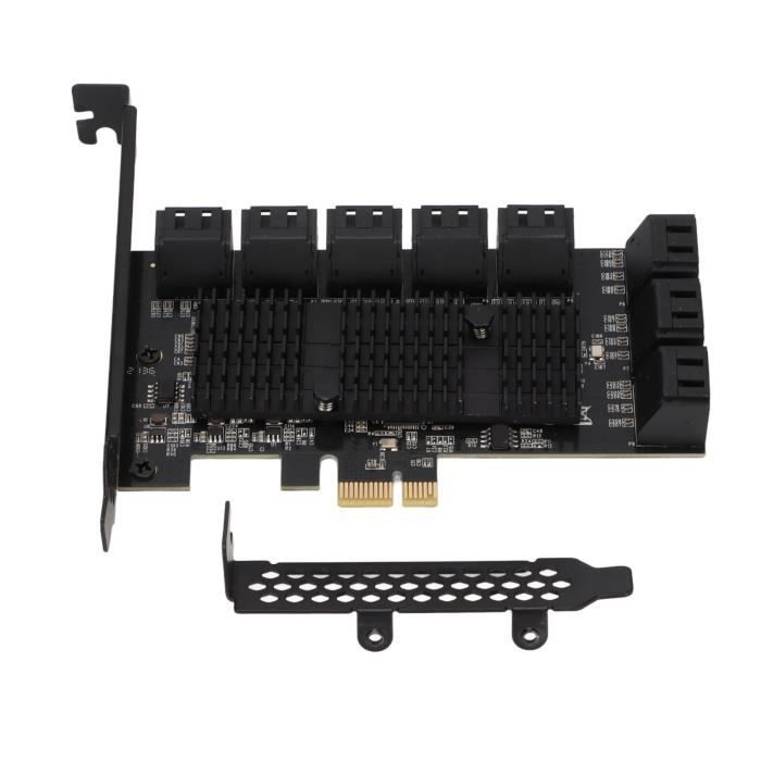 Contrôleur De Carte HBA 16 Ports PCI-E 12 Gbps Adaptateur Bus