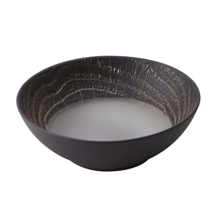 Coupe ronde REVOL Plate Arborescence Noir 190mm - Cdiscount Maison