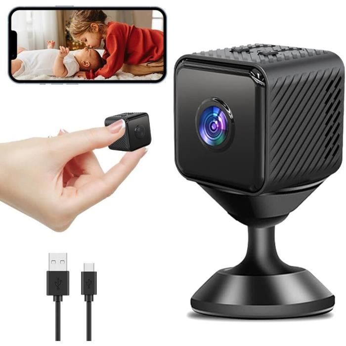 Mini Camera Espion Cachee Enregistreur, Full Hd 1080P Micro Caméra Wifi ...