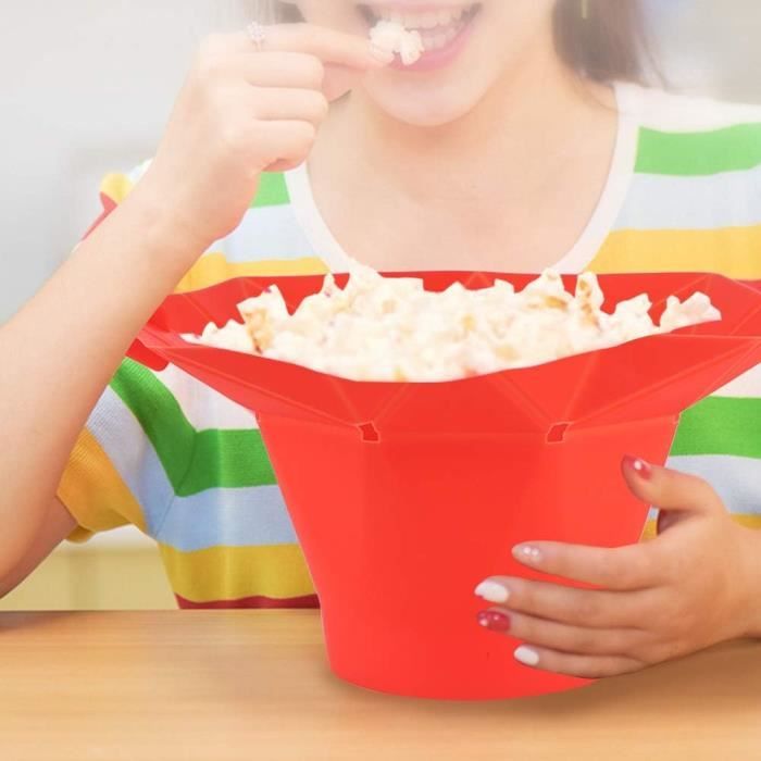 Popper À Pop-Corn En Silicone Pour Micro-Ondes, Bol Pliable Pour ...