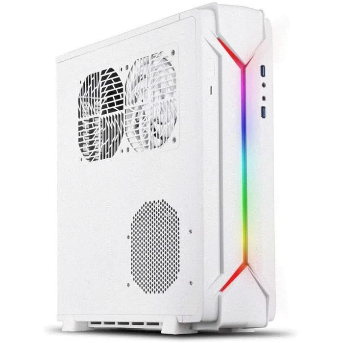 Sst-Rvz03W-Argb - Raven Boîtier Pc Gamer Mini-Itx, Argb, Blanc[J8253 ...