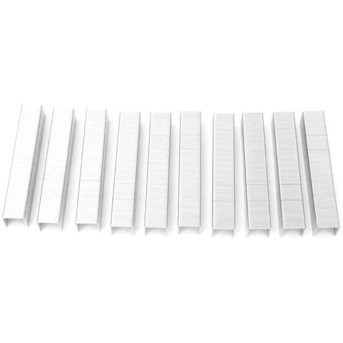 1000pcs 23-13 Agrafes standard solides Agrafes Heavy Duty Hauteur des ...