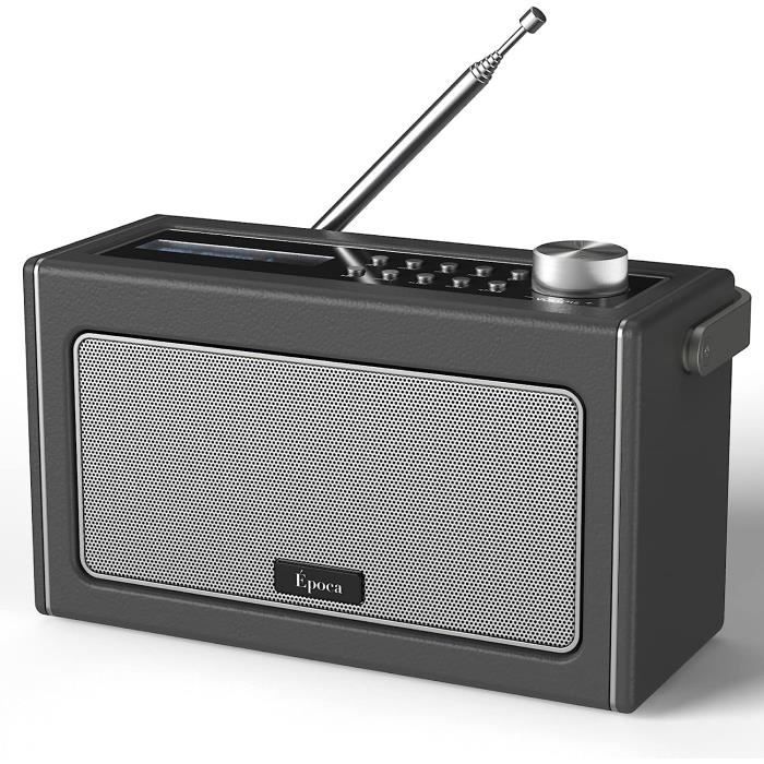 Radio Portable Dab-Dab Plus Et Radio Fm À Pile, Poste Radio Vintage Et Retro Avec Enceinte ...