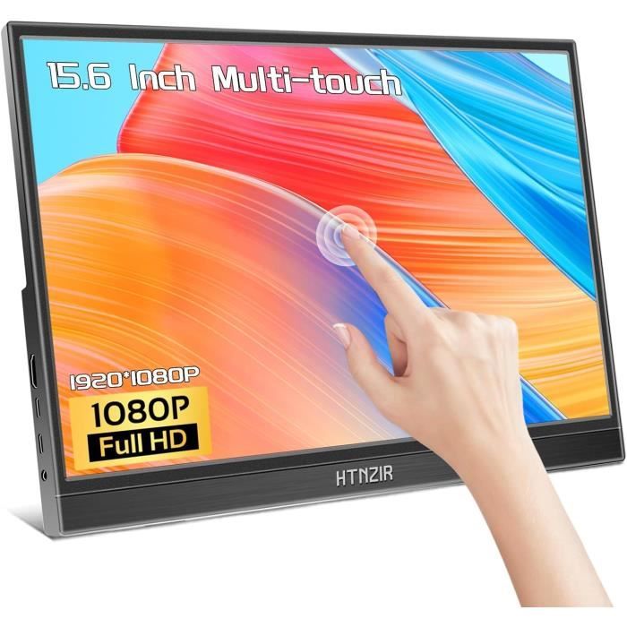 Moniteur Tactile Portable 15,6 Pouces1080P Portable Ordinateur Moniteur ...