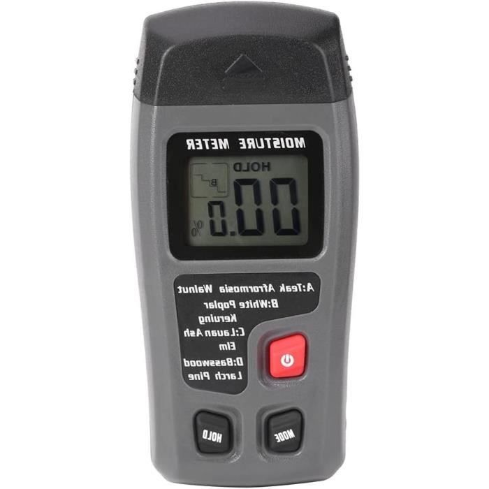 Détecteur D'Humidité Lcd, Testeur D'Humidité Du Bois 130 G - 4,6 Oz ...