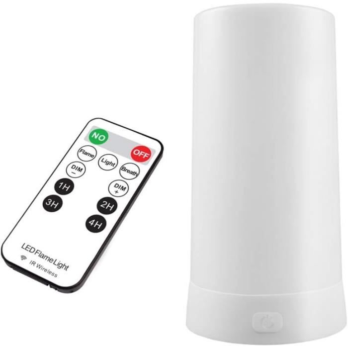 Ampoule LED rechargeable par USB à effet de flamme - Alimentée par ...