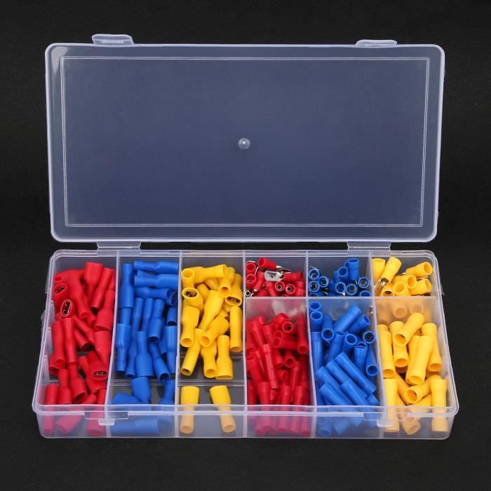 YOSOO sertissage de fil électrique Terminal électrique isolé, borne de ...