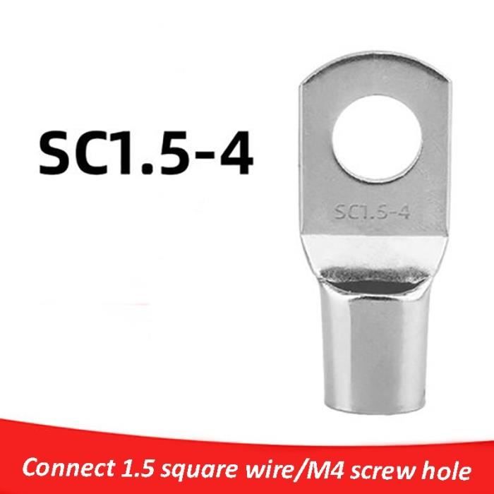 COSSE ELECTRIQUE,SC1.5-4-10PCS--20-10-5PCS 1.5 2.5mm Cuivre Étamé Cosses Bornes À Sertir À ...