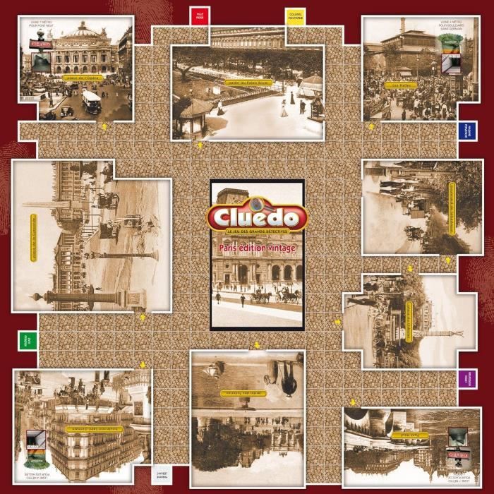 Cluedo Meutre Au Louvre - Jeu De Société - Jeu De Plateau - Version ...