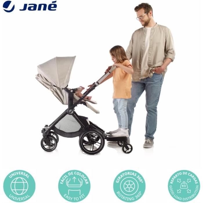 Jané Go Up Surfer Plateforme de poussette universelle jusqu'à 20 kg ...