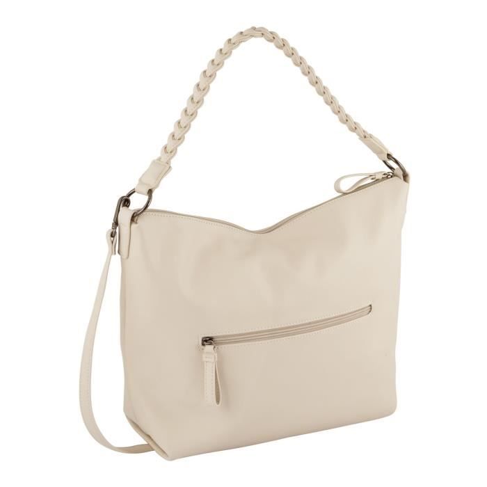 TOM TAILOR Zenia Hobo Bag Cream White [208789] - sac à épaule sacoche ...