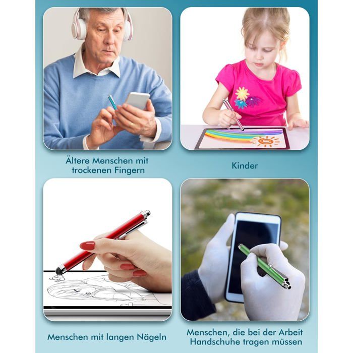 10 Pcs Tablet Stylus Pen with Touch Screen for Mobile Phone Tablet ...