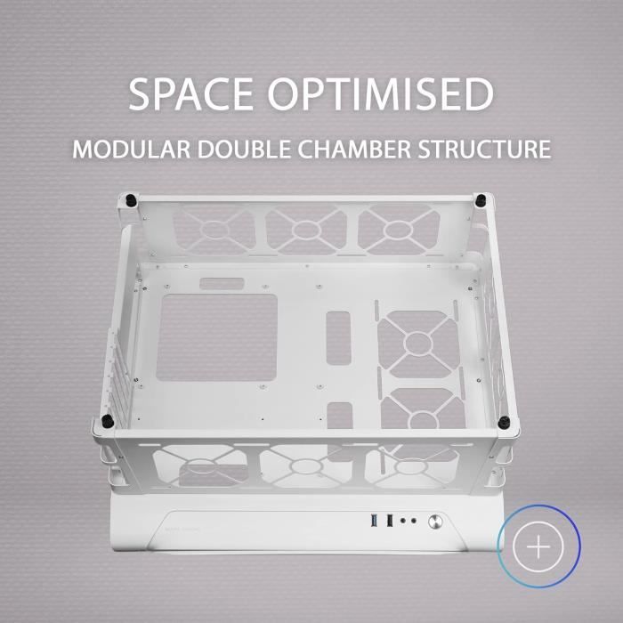 Mars Gaming Mcb Blanc, Boîtier Pc Gaming Atx Xl, Custom Premium Edition ...