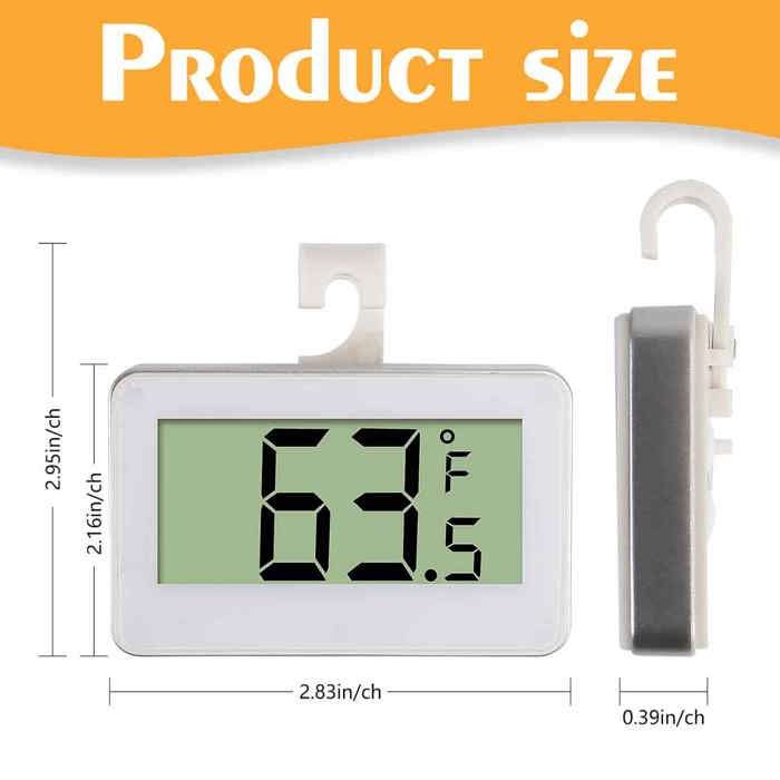 Thermomètre pour réfrigérateur domestique avec crochet magnétique ...