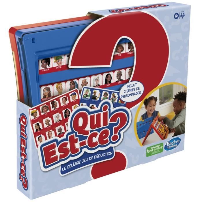 Qui est-ce ? classique, jeu de plateau pour enfants à partir de 6 ans ...