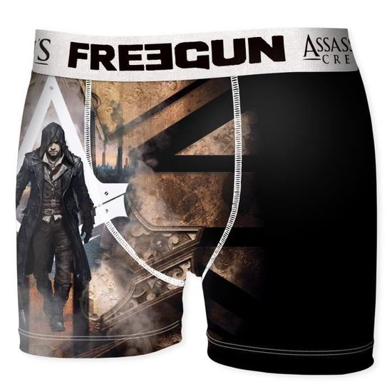 FREEGUN Boxer Homme Syn Assassin's Creed Noir - Cdiscount Prêt-à-Porter
