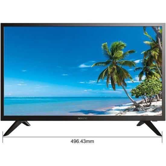 OCEANIC TV LED HD 24'' (60cm) Smart Wi-Fi Netflix Youtube - Cdiscount ...