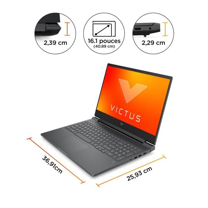 PC Portable Gamer HP Victus 16-s0019nf - 16,1" FHD 144Hz - Ryzen 7 ...