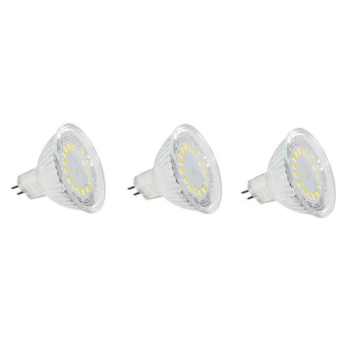 MACADAM LIGHTING Lot de 3 ampoules spot LED GU5,3 4 W 300 lm ...
