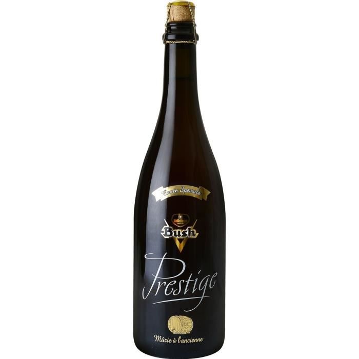 Bush Prestige - Bière Brune - 75 cl - La cave Cdiscount