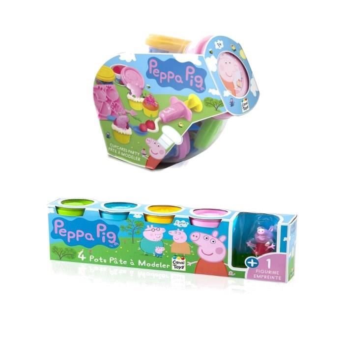 PEPPA PIG 4 Pots + Cupcake Party - Cdiscount Jeux - Jouets