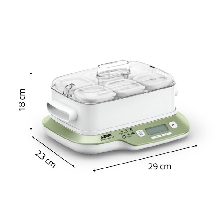 SEB Multi Delices Express Vegetal, Yaourtière, 6 pots, Programme ...