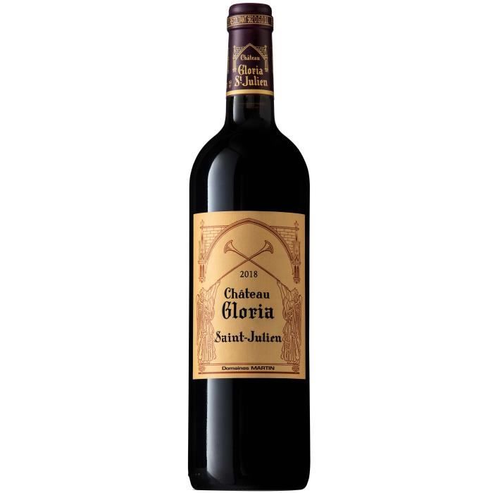Château Gloria 2018 - Rouge 75 cl - La cave Cdiscount