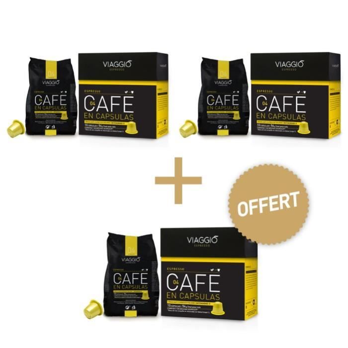 VIAGGIO ESPRESSO 20 Capsules + 10 offertes Cafés Capsules Compatibles ...