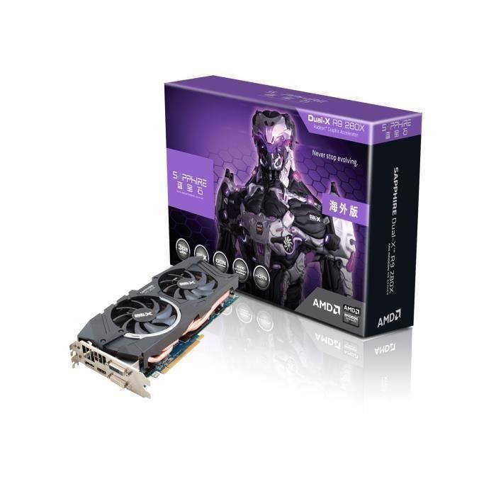 Sapphire AMD Radeon R9 280X 3Go GDDR5 OC - Cdiscount Informatique