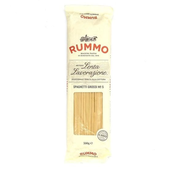 RUMMO Pâtes Spaghetti Grossi N°5 - 500 g - Cdiscount Au quotidien
