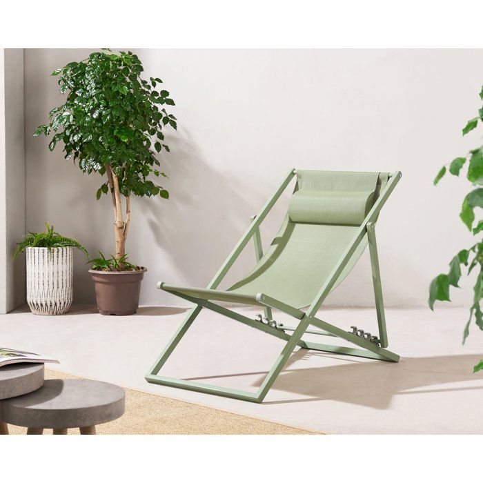 Chilienne PAROS - Structure en acier - L 63 x P 104 x H 97 cm - Vert ...