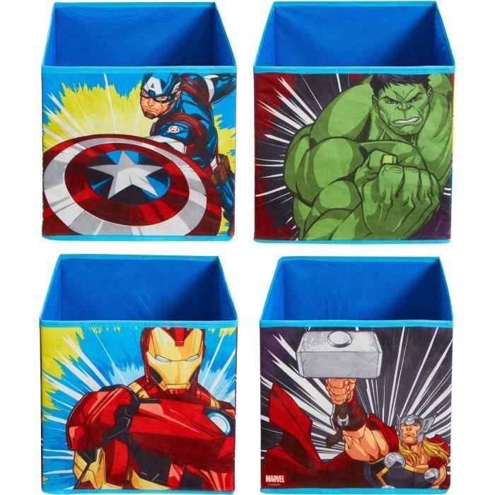 AVENGERS Cubes de rangement pour jouets enfants - Cdiscount Maison
