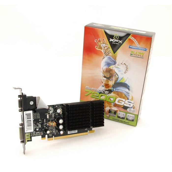 XFX Nvidia GeForce 7200 GS 256 Mo DDR2 TurboCache - Cdiscount Informatique