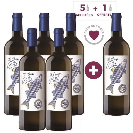 Le Coup de Bar Entre Deux Mers - Vin blanc de Bordeaux x6 2024 - La ...